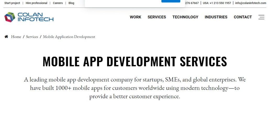 Top 10 Mobile App Development Companies in Chennai | Way2smile